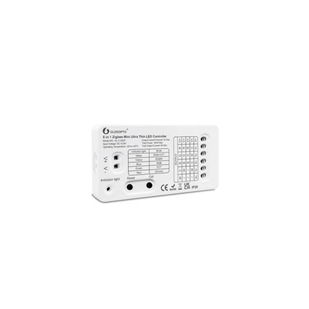 5 in 1 Zigbee Mini Ultra Thin LED Controller - Sprut.AI