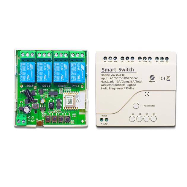 Smart Switch Zigbee 4CH - Sprut.AI