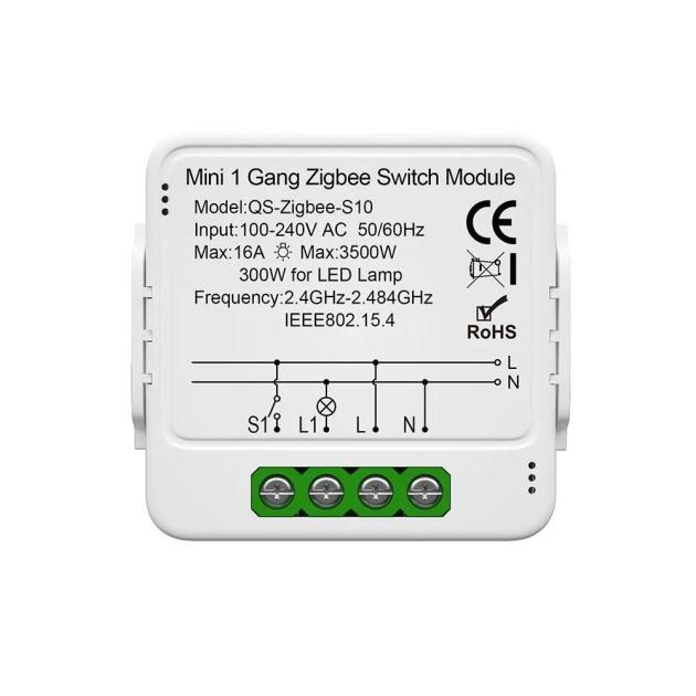 Mini 1 Gang Zigbee Switch Module Sprut Ai