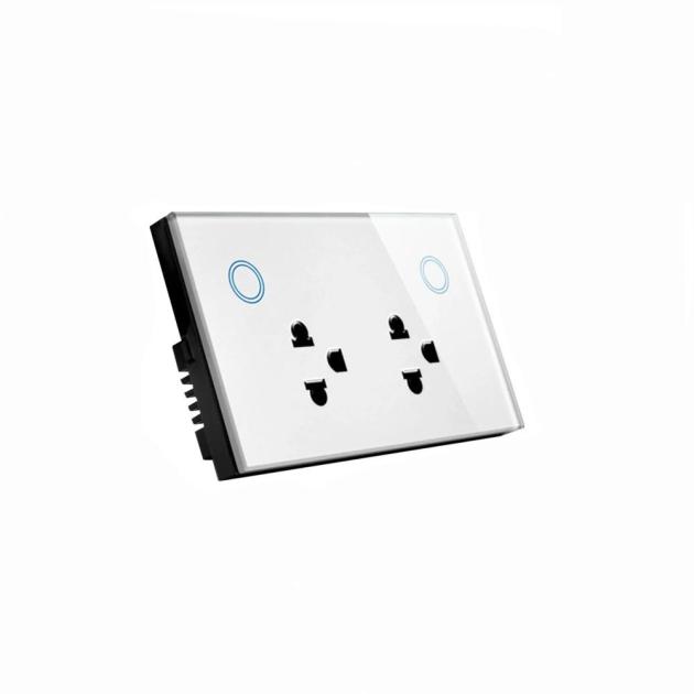 Tuya Smart Plug, Zigbee 2ch - Sprut.AI